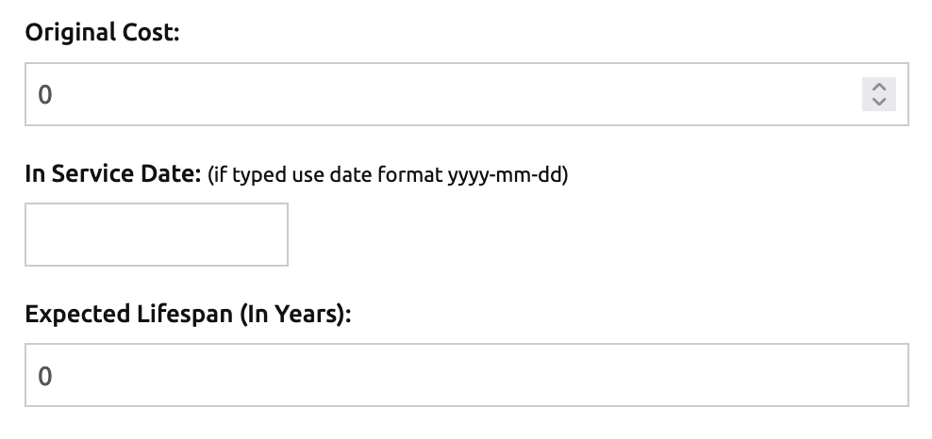 Asset Replacement Schedule